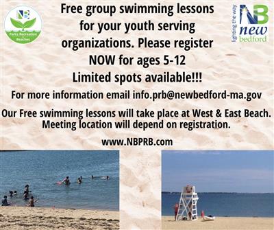 New Bedford Parks, Recreation & Beaches: FREE Group Swimming Lessons